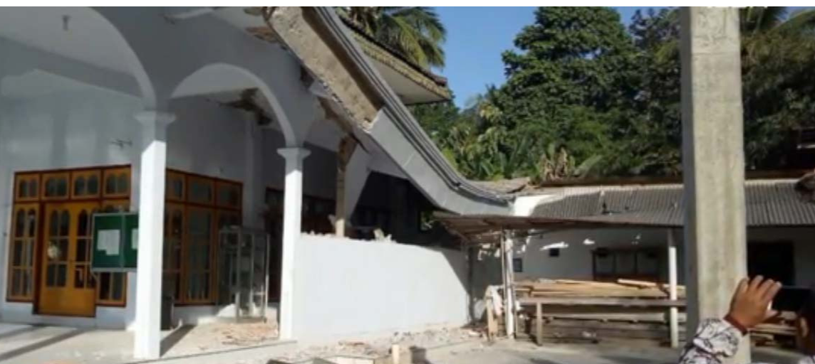 Tadatodays.com | Dampak Gempa Bali, Sejumlah Bangunan di Banyuwangi Rusak